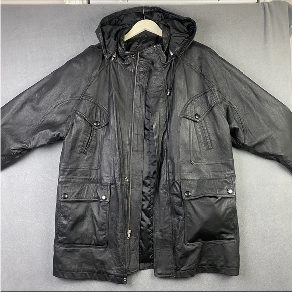 Stefano | Jackets & Coats | Vintage Stefano Leather Jacket Mens Large ...